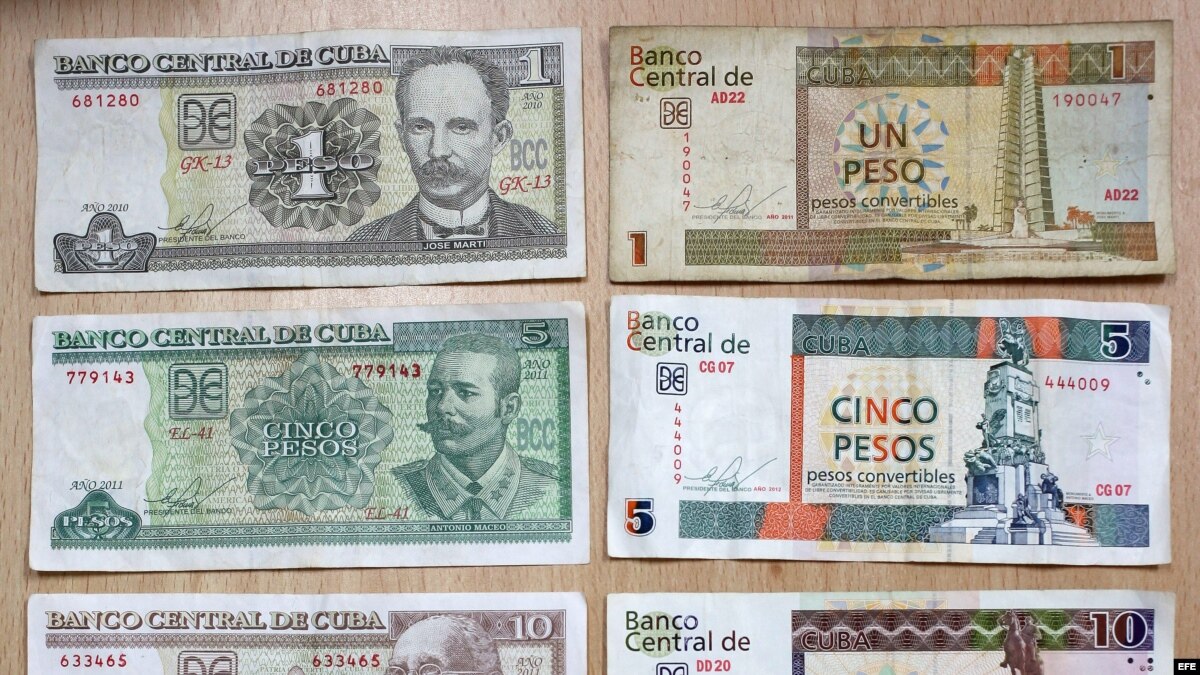 CUC vs. CUP - el peso cubano se impone al chavito